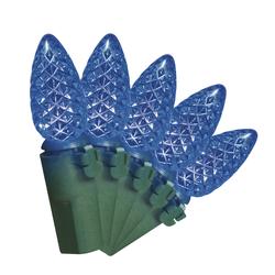 Enchanted Forest® 50-Light Blue C3 Diamond Christmas String Light Set ...