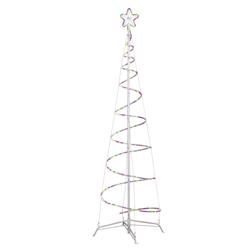 Enchanted Forest®7' LED Multicolor Rope Light Spiral Tree at Menards®