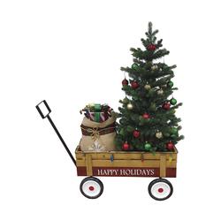 Enchanted Forest® 3'10" LED Tree in Wooden Wagon at Menards®