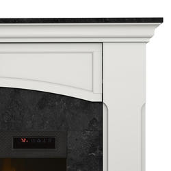 ChimneyFree™ Princeton 57" White Infrared Quartz Electric Fireplace ...