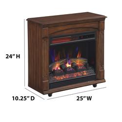 ChimneyFree® Griggs 25" Meridian Cherry Electric Fireplace ...
