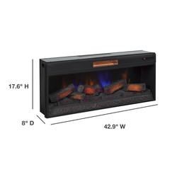 ChimneyFree™ Aviston 42" Infrared Quartz Electric Fireplace Insert at ...
