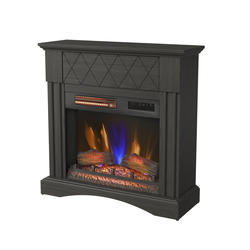 ChimneyFree Colton 34" Geneva Oak Wall Mantel Electric Fireplace at ...