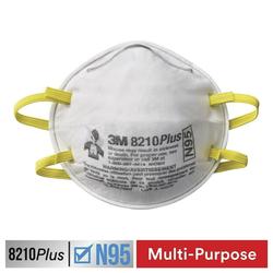 3M™ 8210+ N95 Performance Sanding and Fiberglass Disposable Respirator ...