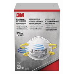 3M™ 8210+ N95 Performance Sanding and Fiberglass Disposable Respirator ...