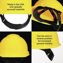 3M™ Yellow Vented Hard Hat with Pin-Lock Adjustment at Menards®