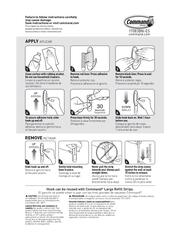 Command™ Brushed Nickel Large Designer Wall Hook at Menards®