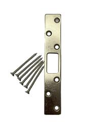 Tru-Bolt® 6" Satin Nickel Security Strike Plate at Menards®