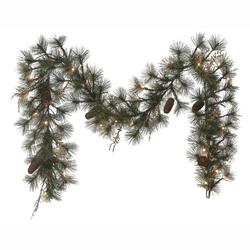 Enchanted Forest® 6' Prelit Skipped Needle Mixed Garland at Menards®