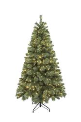 Enchanted Forest® 7' Prelit Hudson Pine Artificial Christmas Tree at ...