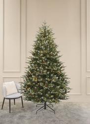 Enchanted Forest® 7' Prelit Lacrosse Pine Artificial Christmas Tree at ...