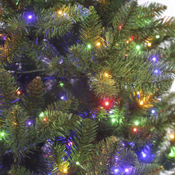 Enchanted Forest® 7.-1/2' Prelit Lakeland Fir Artificial Christmas Tree ...