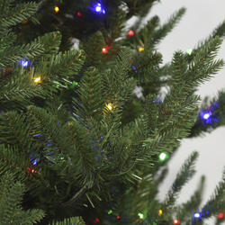 Enchanted Forest® 8' Prelit Admiral Sprue Artificial Christmas Tree at ...