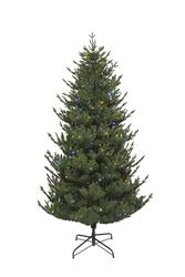 Enchanted Forest® 8' Prelit Admiral Sprue Artificial Christmas Tree at ...