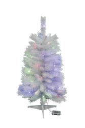 Enchanted Forest® 3' Prelit White PVC Artificial Christmas Tree at Menards®