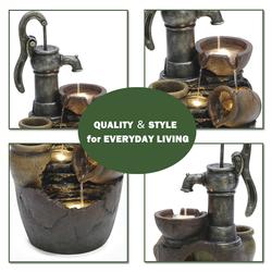 Enchanted Garden® 26" Water Pump Fountain at Menards®