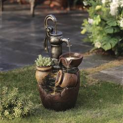Enchanted Garden® 26" Water Pump Fountain at Menards®