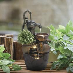 Enchanted Garden® 26" Water Pump Fountain at Menards®