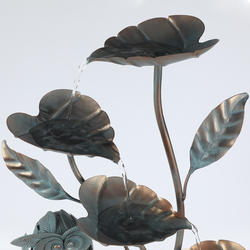 34.3" Tiered Cascade Leaves Outdoor Water Fountain at Menards®