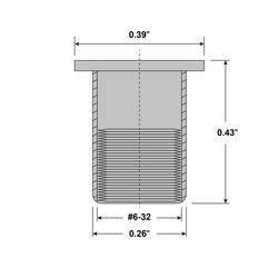 Grip Fast® #6-32 Steel Threaded Insert - 25 Count at Menards®