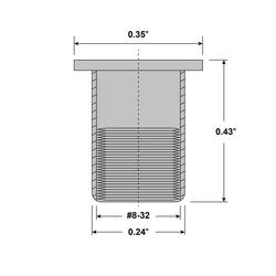 Grip Fast® #8-32 Steel Threaded Insert - 24 Count at Menards®