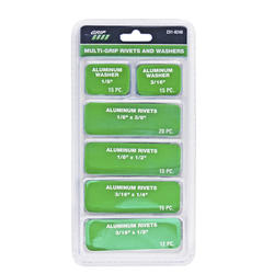 Grip Fast® Multi-Grip Rivets and Washers - 92 Count at Menards®