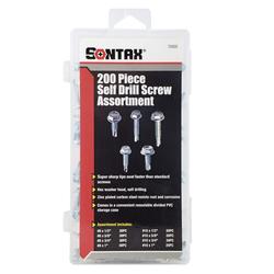 Sontax® Self-Drilling Screw Assortment Kit - 200 Piece at Menards®
