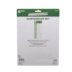 Masterforce® Star Screwdriver Set - 6 Piece at Menards®