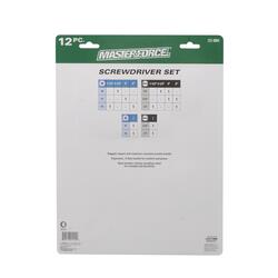Masterforce® Acetate Screwdriver Set - 12 Piece at Menards®