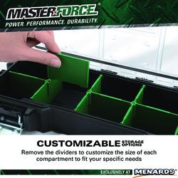 Masterforce® 10-Compartment Adjustable Organizer at Menards®