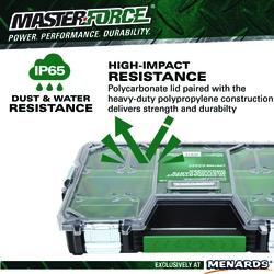 Masterforce® 10-Compartment Shallow Parts Organizer at Menards®