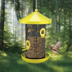 Enchanted Garden® Yellow Finch Tube Bird Feeder at Menards®