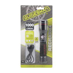 Guidesman® 1000 Lumen LED Rubbergrip Rechargeable Flashlight at Menards®