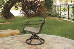 Backyard Creations® Malone Brown Swivel Rocker Dining Patio Chair Set ...