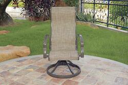 Backyard Creations® Harden Hills Brown Swivel Rocker Dining Patio Chair ...
