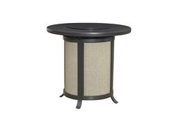 Backyard Creations® Princeton Peak Round Propane Gas Fire Pit Table at ...