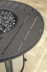 Backyard Creations® Princeton Peak Round Propane Gas Fire Pit Table at ...