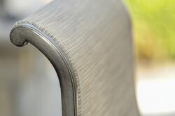 Backyard Creations® Rockport Gray Swivel Rocker Dining Patio Chair Set ...