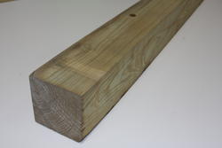 AC2® 4 x 4 x 8' #2 Ground Contact Green Pressure Treated Rough Sawn ...