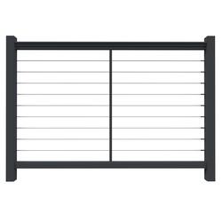 Feeney 12' Aluminum Railing Cable Rail Material List at Menards®