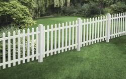 50' Cape Cod Picket Fence Material List at Menards®