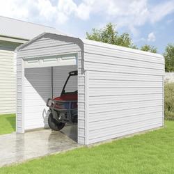 VersaTube® 10'W x 15' 2"L x 9'H Fully Enclosed ATV Shelter Material ...