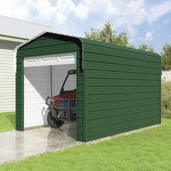 VersaTube® 10'W x 15' 2"L x 9'H Fully Enclosed ATV Shelter Material ...