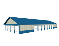 44'W x 119'L x 10'H Mini Warehouse Post Frame Building Material List at ...