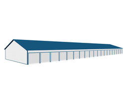 50'W x 203'L x 10'H Mini Warehouse Post Frame Building Material List at ...