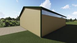 40'W x 54'L x 12'H Agricultural Post Frame Building Material List at ...