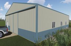 Lancaster Post Frame Building 36'W x 54'L x 12'H Material List at Menards®