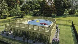 30' x 34' Northline Pool Deck for a 24' Pool Material List at Menards®
