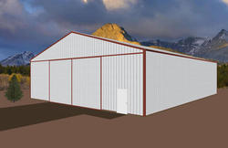 50'W x 64'L x 16'H Agricultural Post Frame Building Material List at ...