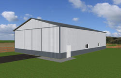 Marshall Post Frame Building 40'W x 64'L x 16.5'H Material List at Menards®